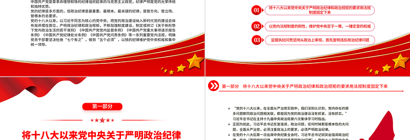 2023严明政治纪律和政治规矩ppt党建风不断加强制度建设营造良好的党内政治生态纪律党课课件免费下载 Ppt模板 办图网