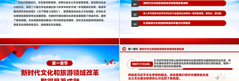 2024深化文化和旅游领域改革加快建设社会主义文化强国ppt学习教育党课下载 Ppt模板 办图网