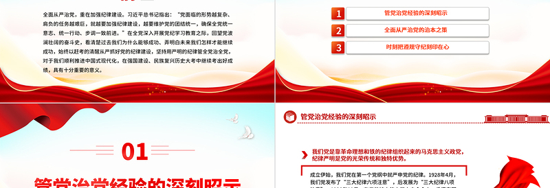 加强纪律建设是全面从严治党的治本之策ppt深入开展党纪学习教育下载 Ppt模板 办图网