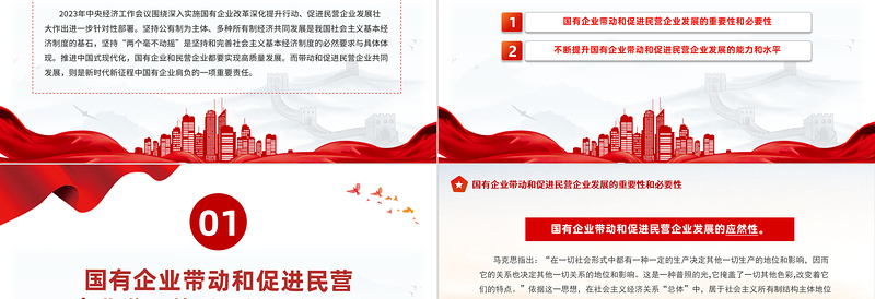 国有企业和民营企业共同实现高质量发展ppt精美深入学习中央经济工作会议主题党课免费下载 Ppt模板 办图网