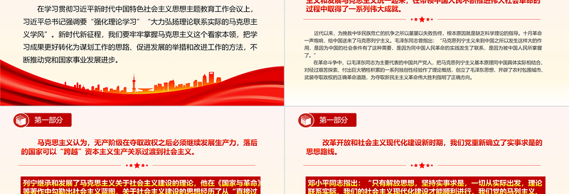 大力弘扬理论联系实际的马克思主义学风ppt党课课件免费下载 Ppt模板 办图网