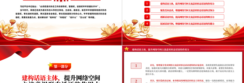 把意识形态工作的领导权管理权话语权牢牢掌握在手中ppt创意实用党组织党支部学习课件免费下载 Ppt模板 办图网
