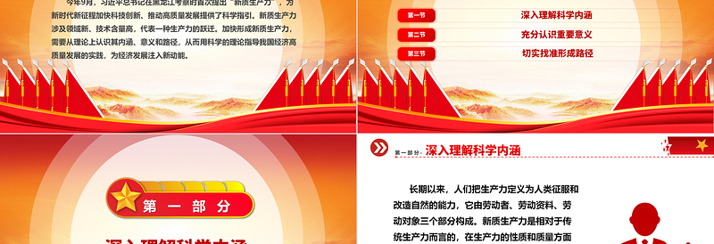 新质生产力引领发展新优势ppt简洁大气深刻把握新进品 新质生产力”理念党组织专题党课课件免费下载 Ppt模板 办图网