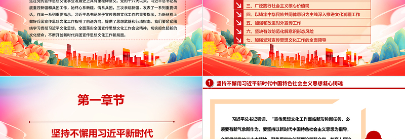 高质量发展兵团宣传思想文化工作ppt党政风习近平文化思想 党组织微党课 Ppt模板 办图网